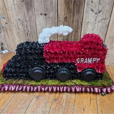 Steam Train 2 - Funeral Flowers Long Buckby